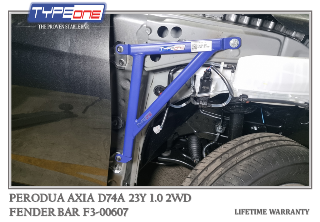 Fender Bar Perodua Axia D74A 23Y F3-00607 - TypeOne
